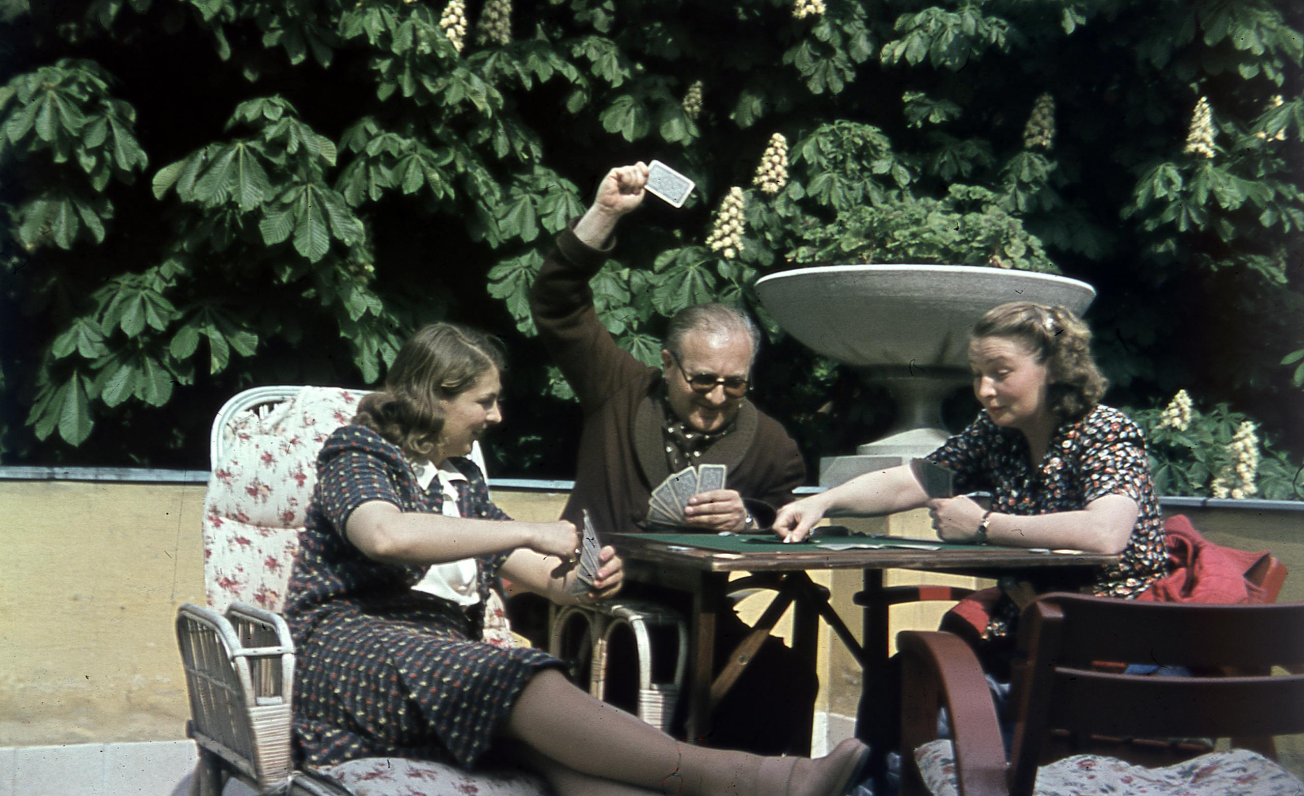 Restored photo Card Game, 1938. by hericsenaalmeid on DeviantArt